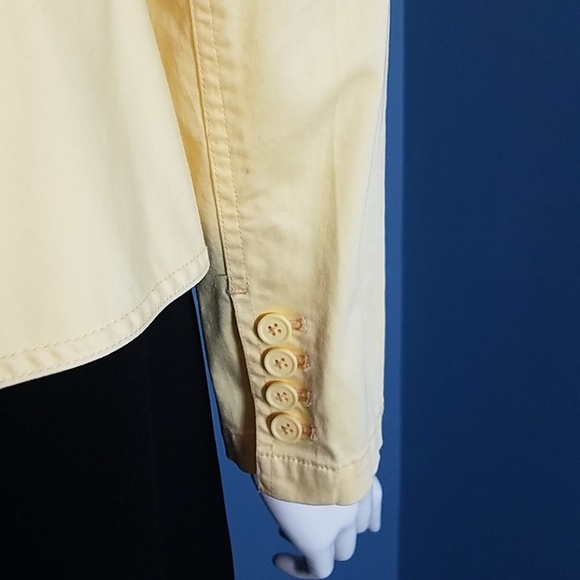 Talbots | Jackets & Coats | Talbots Yellow Stretch Jacket Flared 4 ...